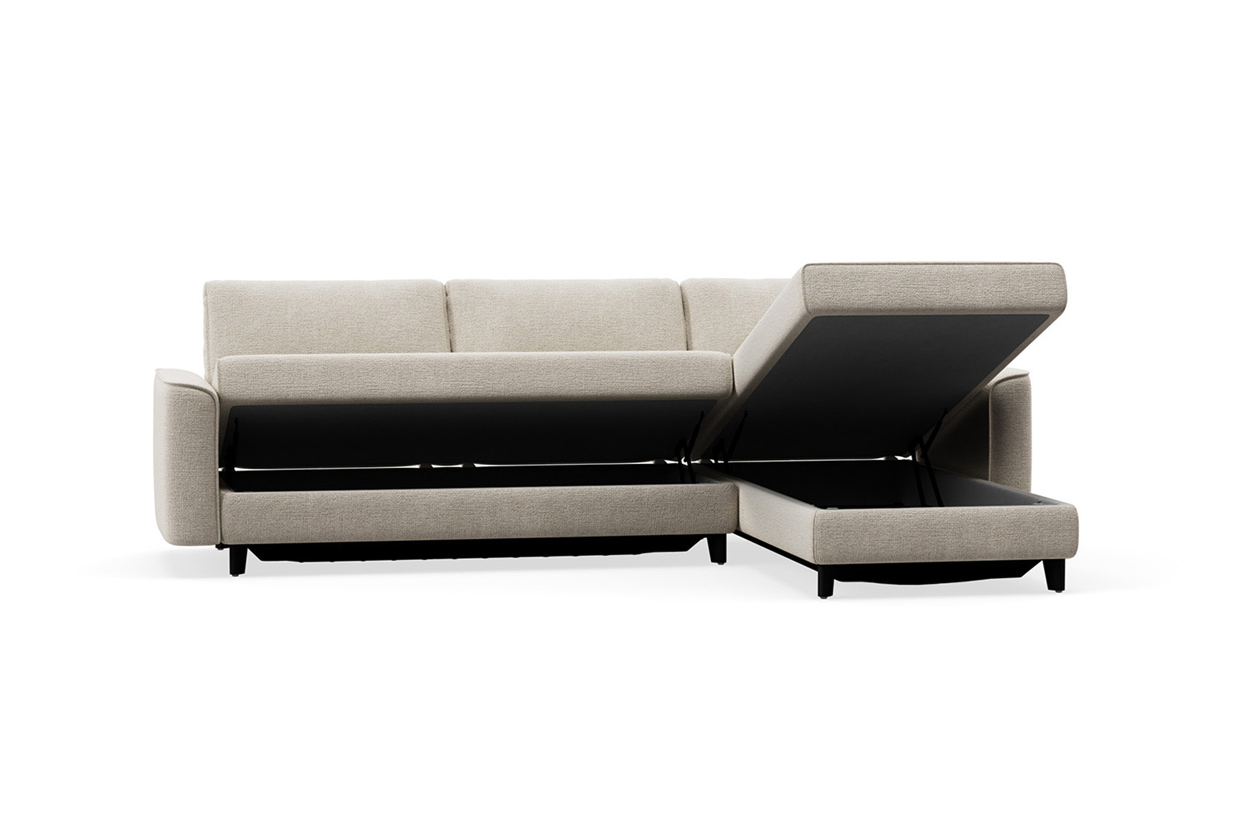 Delta Sectional Sofa with Chaise and Storage