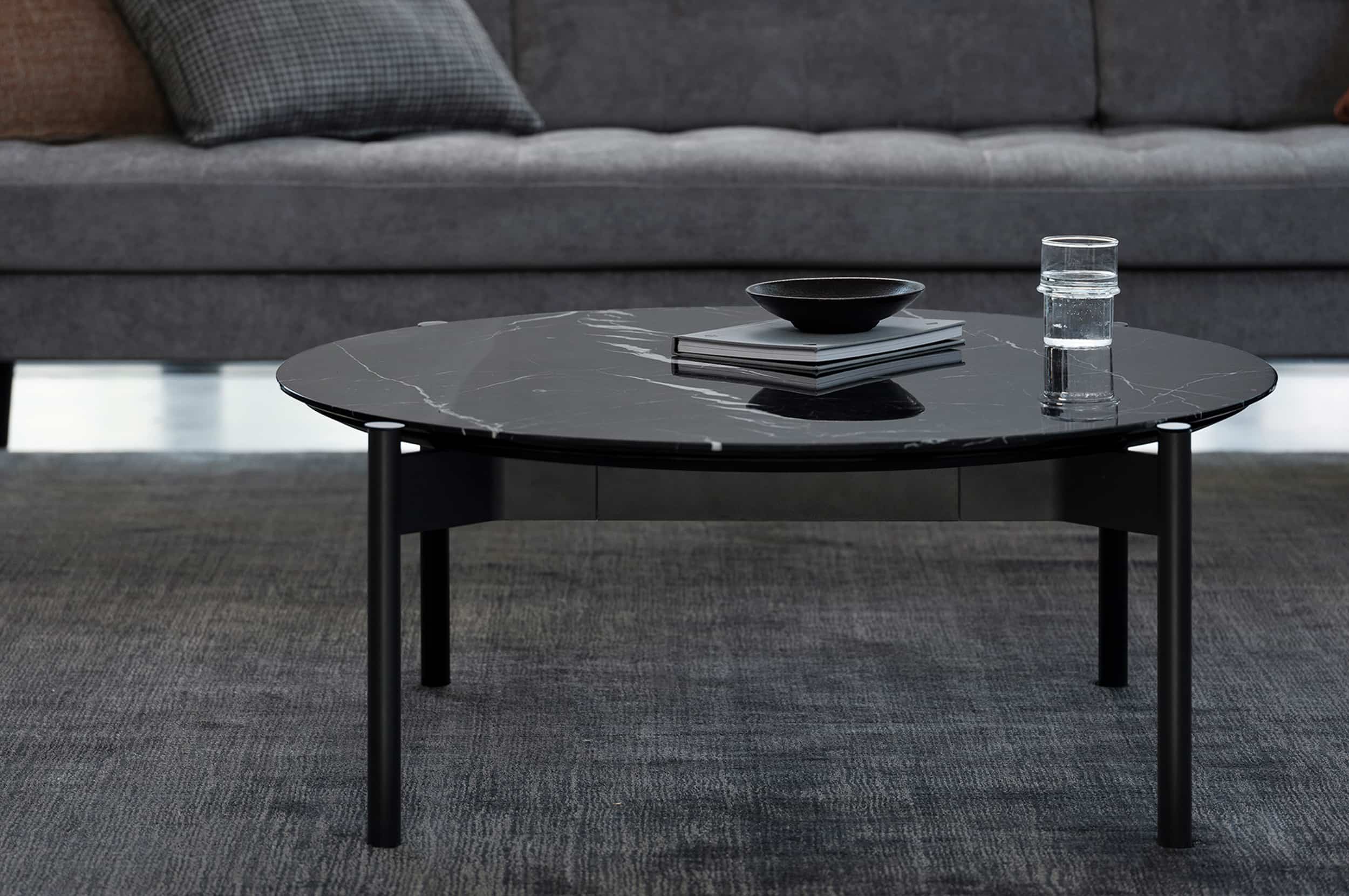 Eto Marble Coffee Table | Occasional Tables| Timber Veneer | Round ...