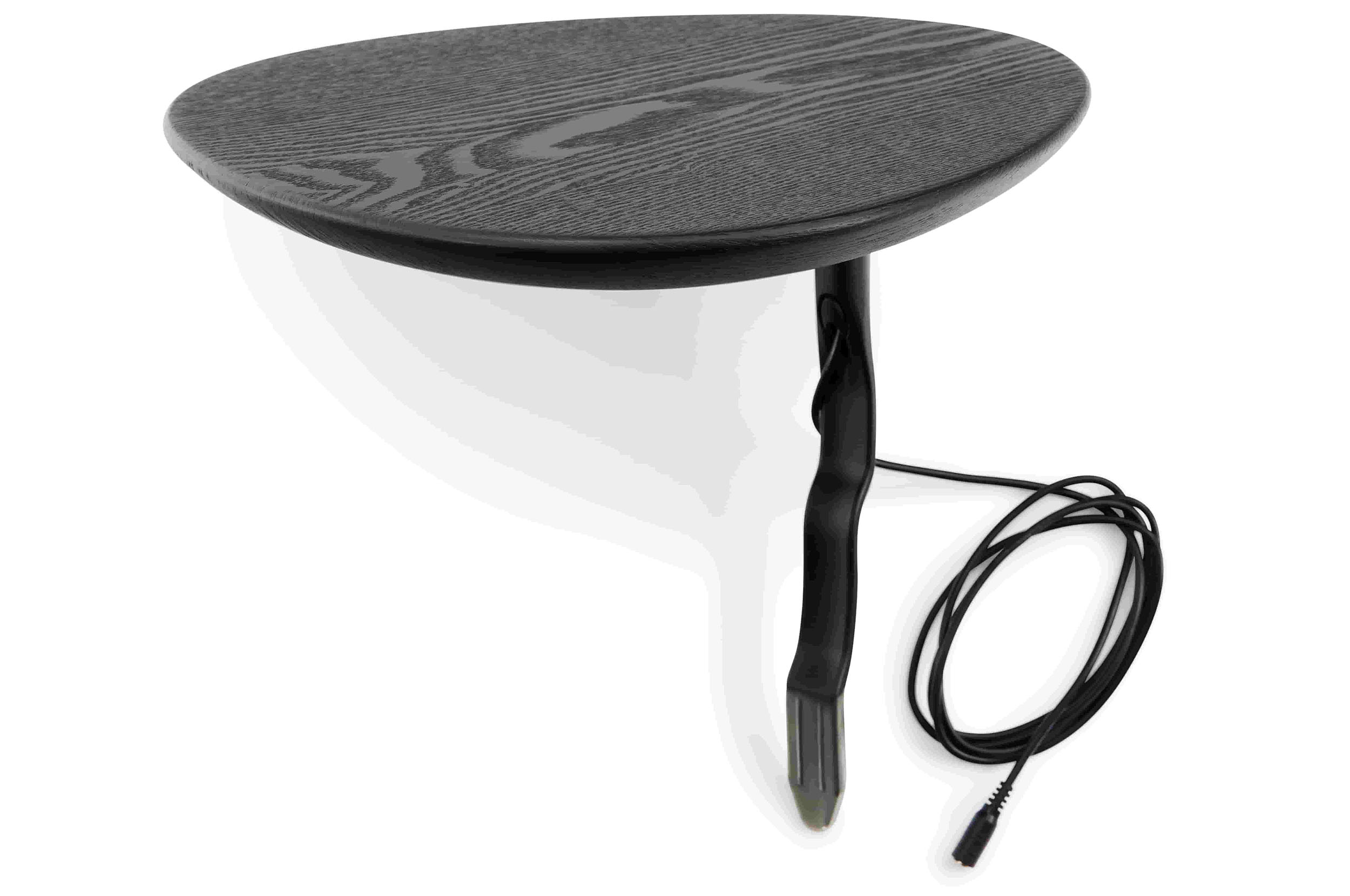 King Boulevard Platform Crescent Table – Timber