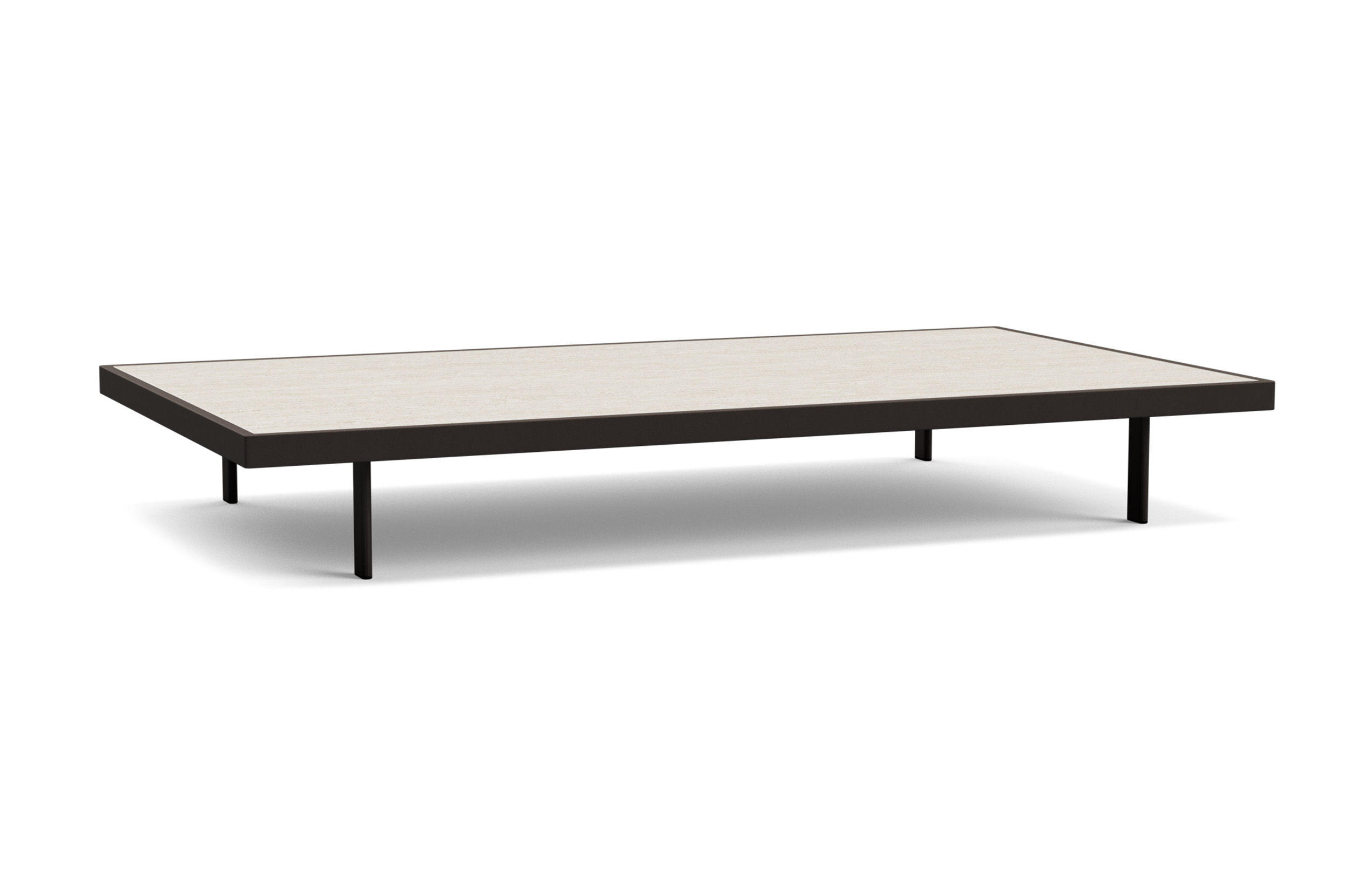Plateau Outdoor Coffee Table Rectangle Ceramic - Large