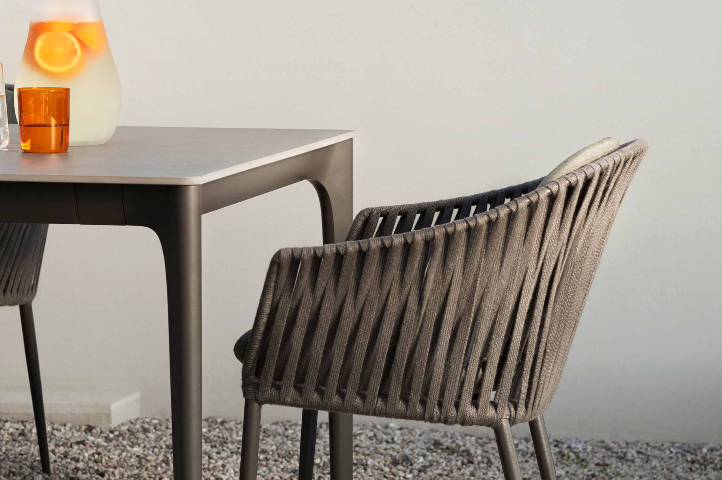 Quay Ceramic 8 Seater Dining Table and Quay Dining Chairs x8 Package