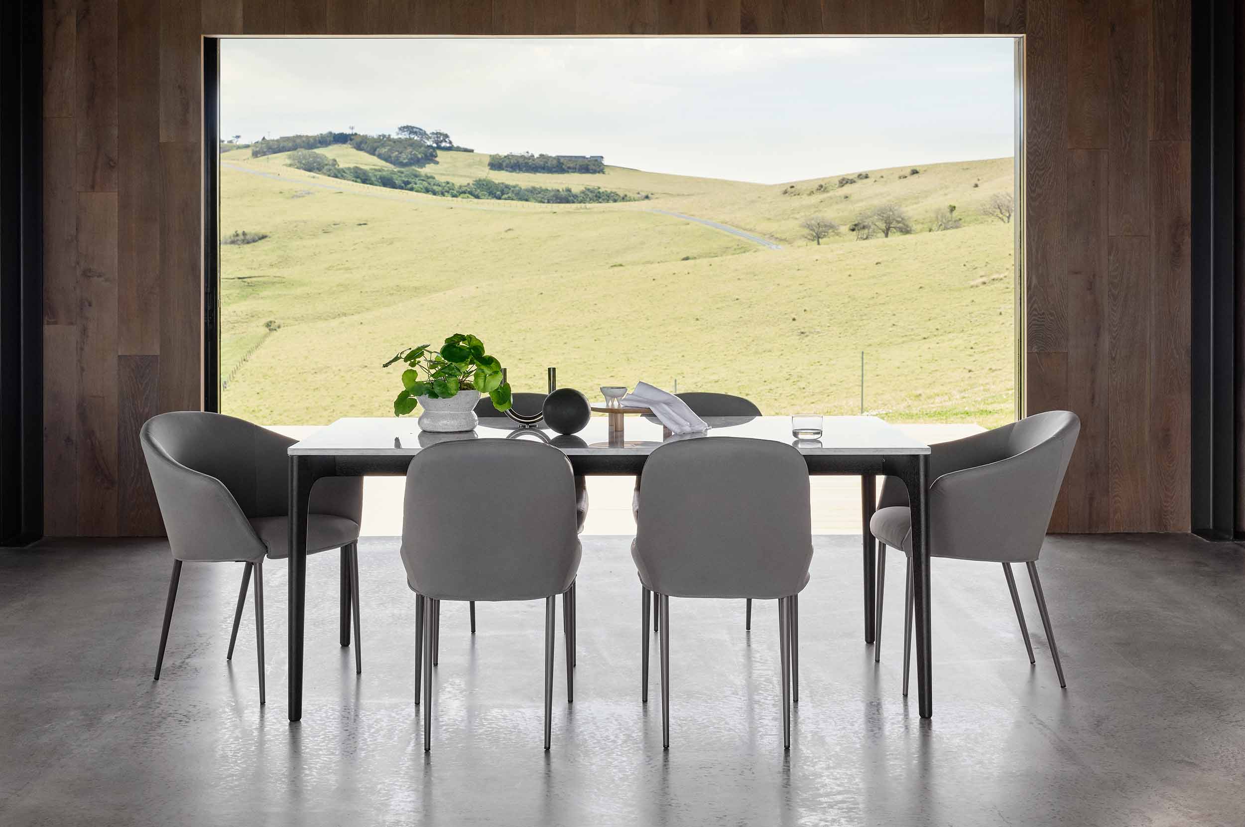 Quay Marble Dining Table 6 Seater