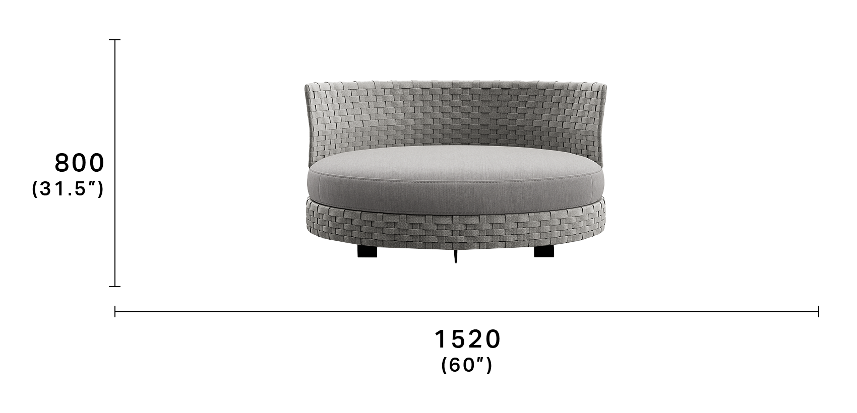 Delta Outdoor Circle | King Living